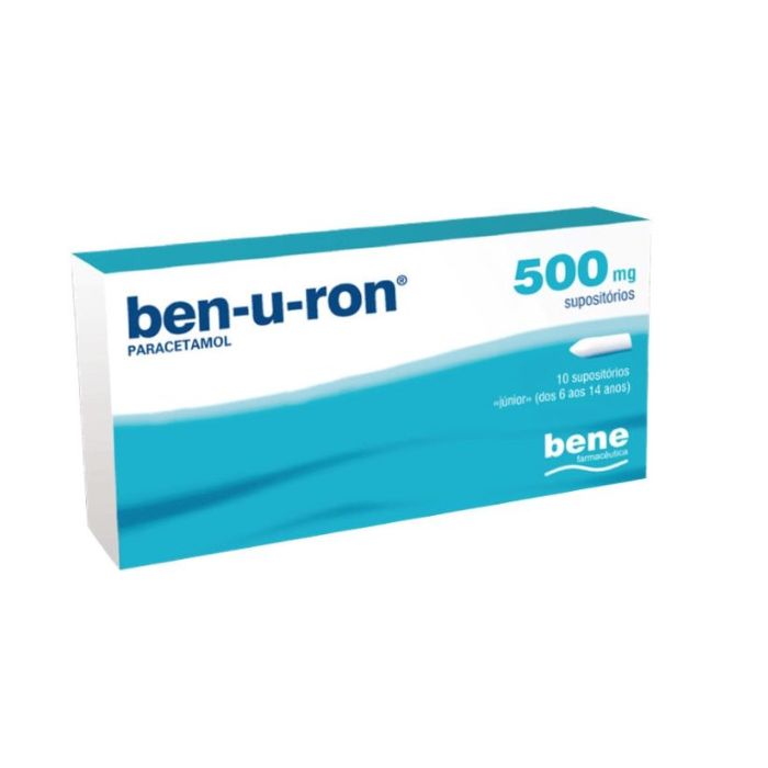 BEN-U-RON 500 MG 10 SUP – Farma 1para1