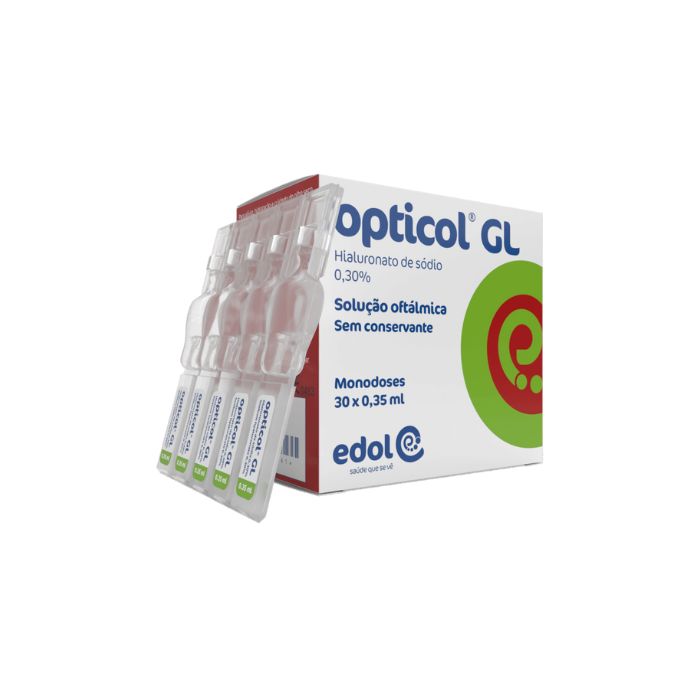 Opticol GL Solução Oftálmica Monodoses, 30x0,35ml – Farma 1para1